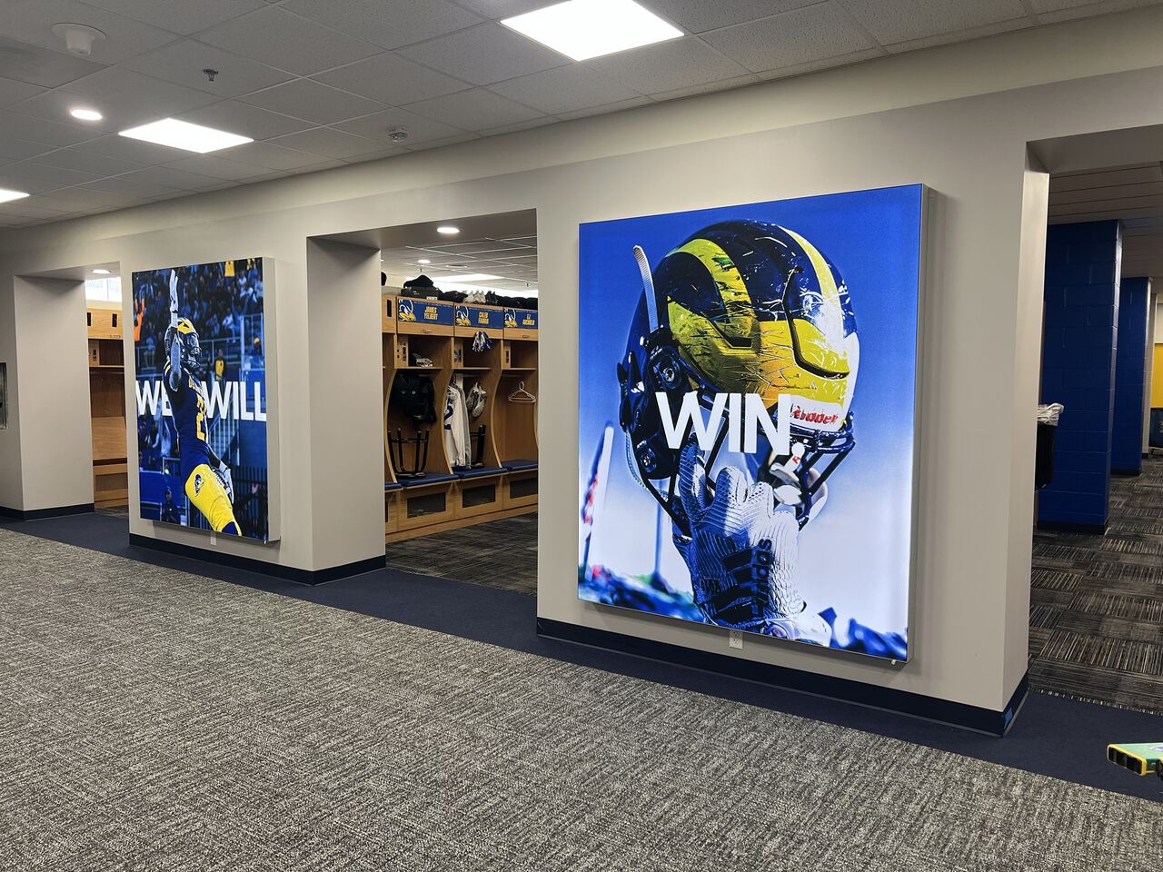University of Delaware Football Locker Room | Gbuild Construction Managers